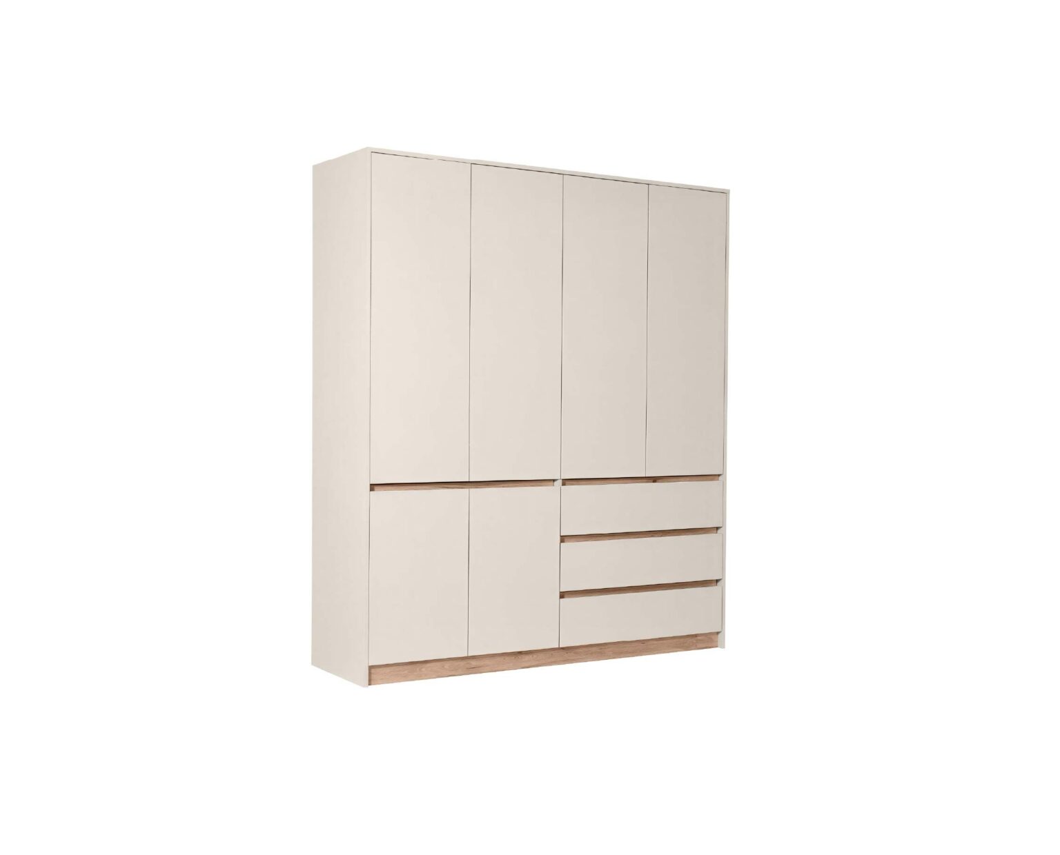 Spavaća soba Nordik - Ormar 6V3F - L DECOR
